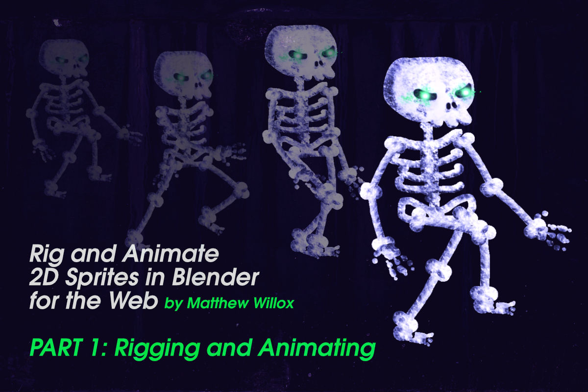 Rig And Animate 2D Sprites In Blender For The Web Part 1 Rigging And 